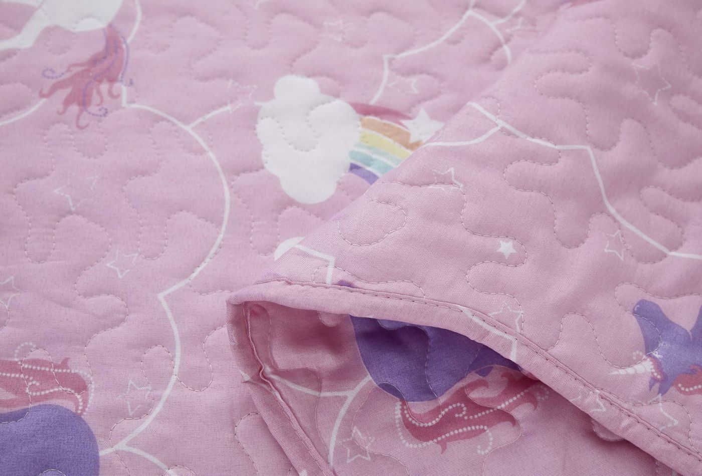 Покрывало Sofi De Marko Magic, пэчворк, хлопок 70%/вискоза 30%, 160x220см, комплект с наволочкой