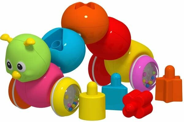 Каталка-сортер "Гусеничка-2"