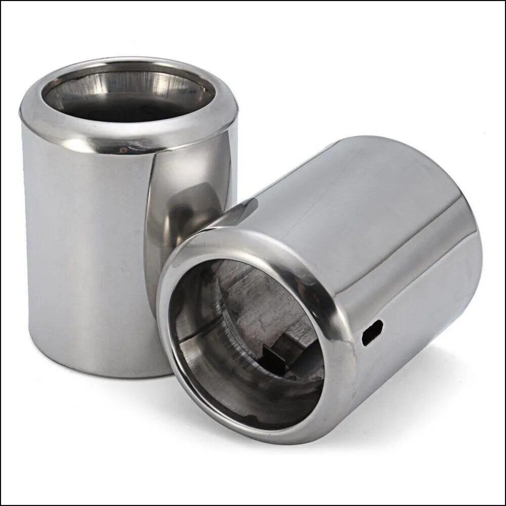 Пара, Mazda 6 CX-5 CX5 2009-2016, хромированный глушитель выхлопа