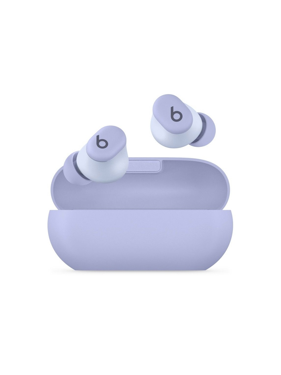 Наушники Bluetooth беспроводные Beats Solo Buds, для Android и iOS, фиолетовый