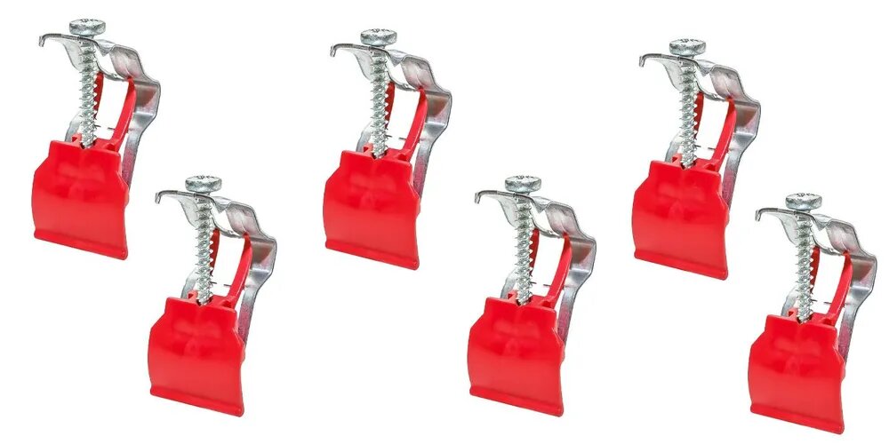 Крепление для врезной мойки к столешнице, упаковка 6 штук