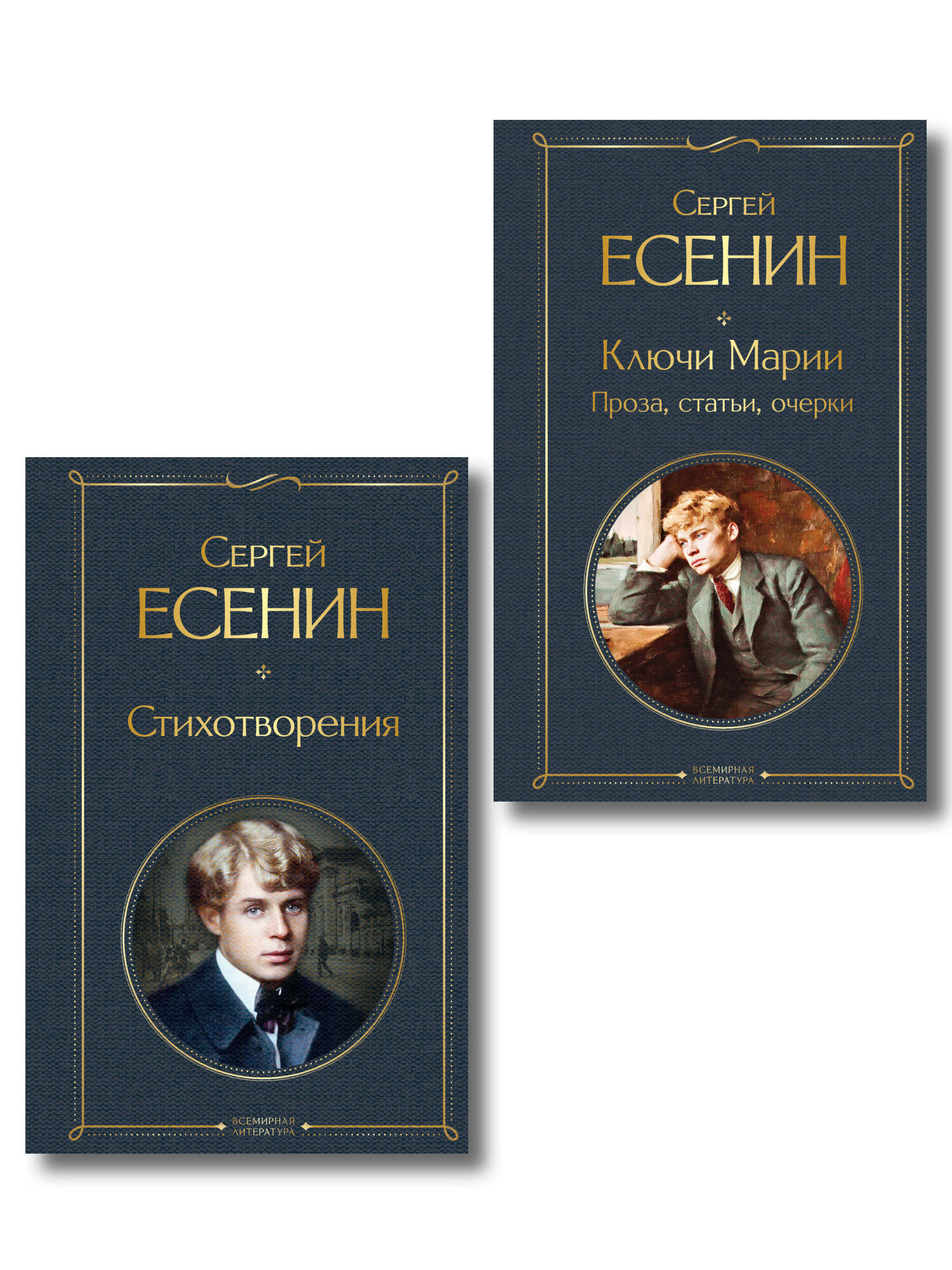 Книга "Комплект Поэзия и проза Есенина (из 2-х книг: Стихотворения. Ключи Марии. Проза, статьи, очерки)"