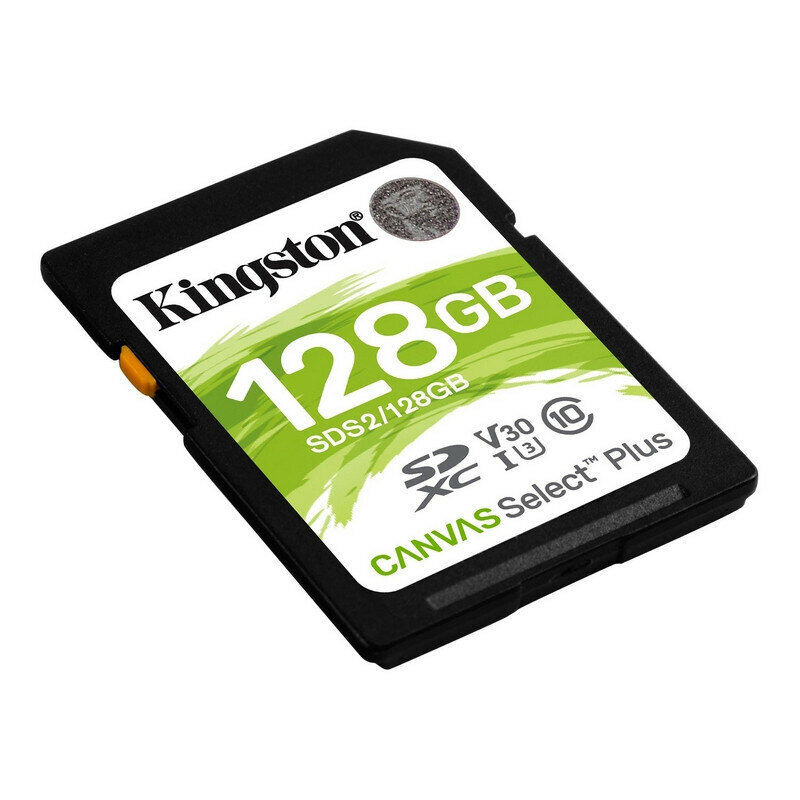 Карта памяти Kingston Canvas Select Plus SDXC UHS-I Cl10, SDS2/128Gb