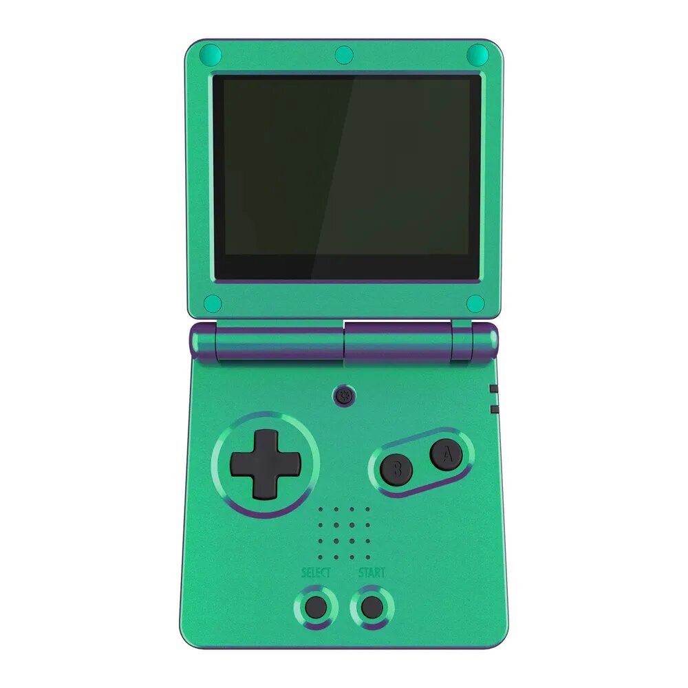 EXtremeRate сменный корпус Soft Touch (красный) для GBA SP, совместим с IPS-экраном