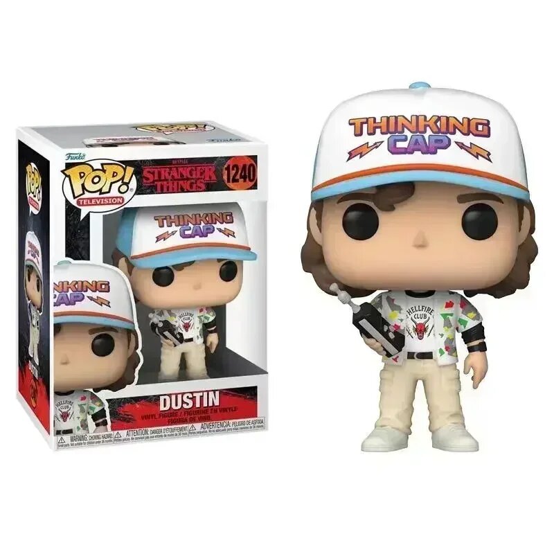Funko Pop Stranger Things Дастин, белый, 1240