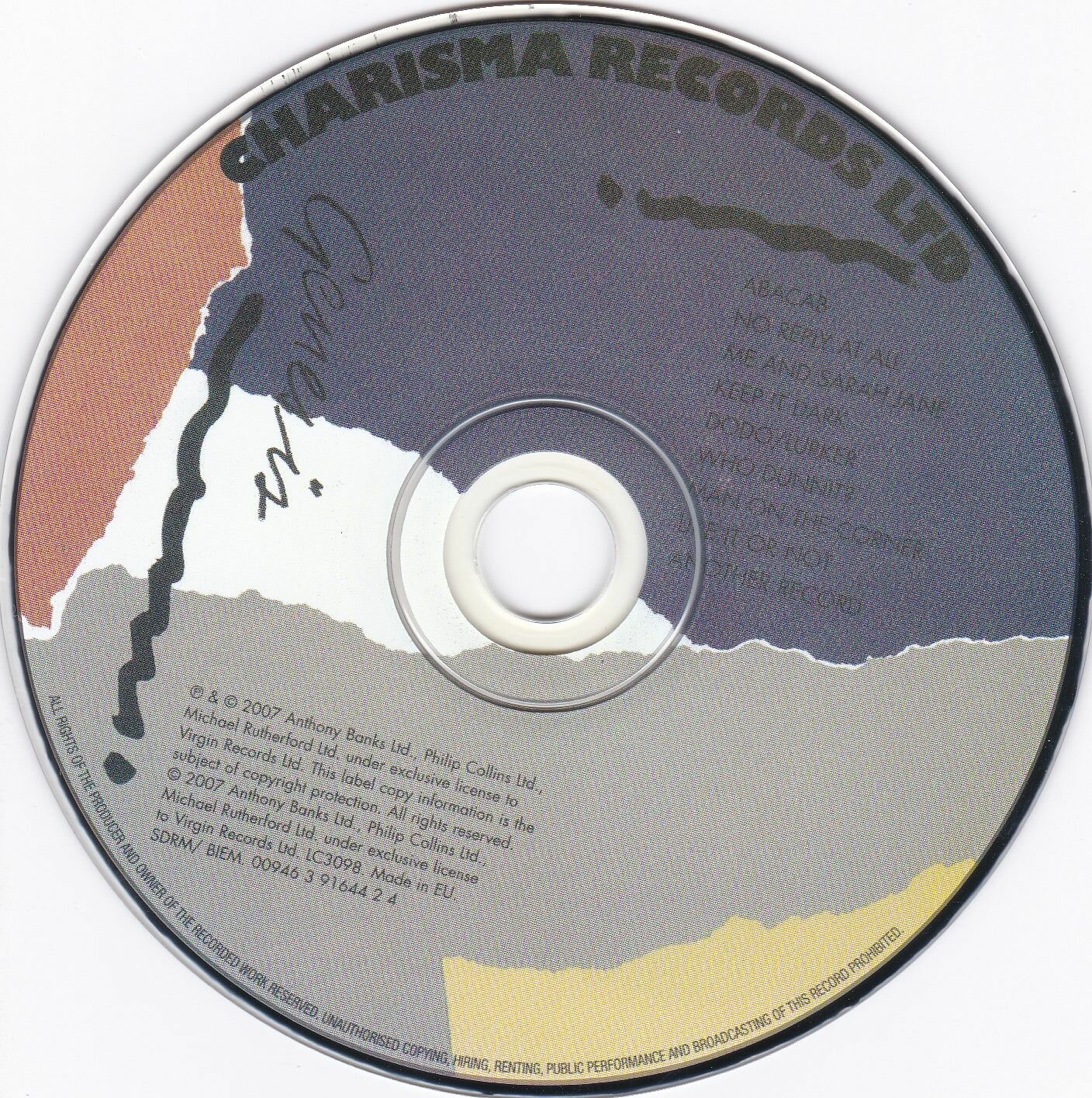 Genesis - "Abacab", 1981, 12-page, CD-Аудио — фото 1