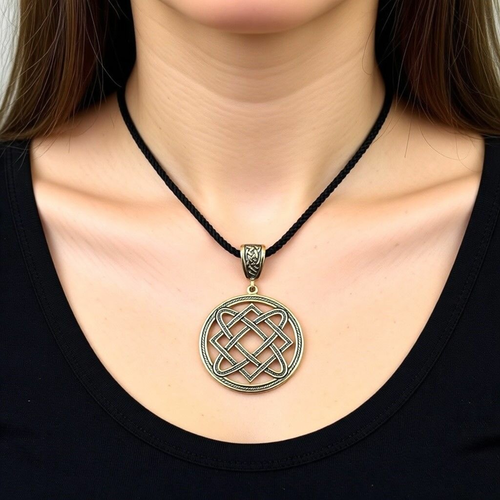 Славянский серебряный оберег позолоченный " Звезда Лады " 925 пробы