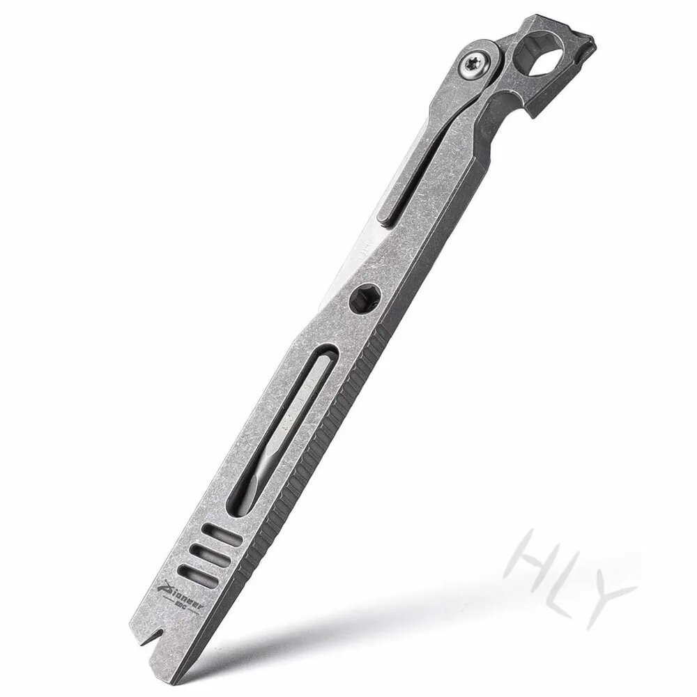 Многофункциональный титановый инструмент Pioneer 2919831811 для туризма, темно-серый