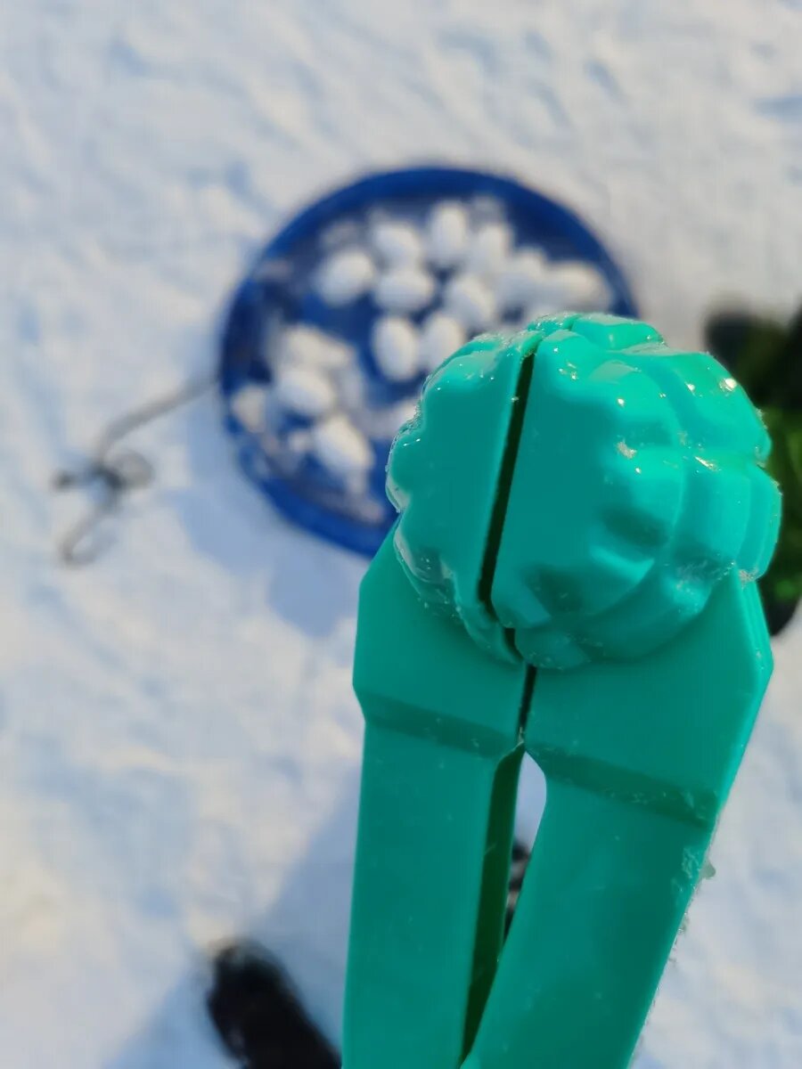 Cнежколеп 36 см граната железная заклепка для лепки снежков зимой