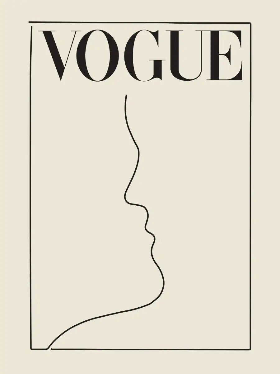 Постер VOGUE/ постер вог, 30 x 40 см, материал бумага, без рамы — фото 1