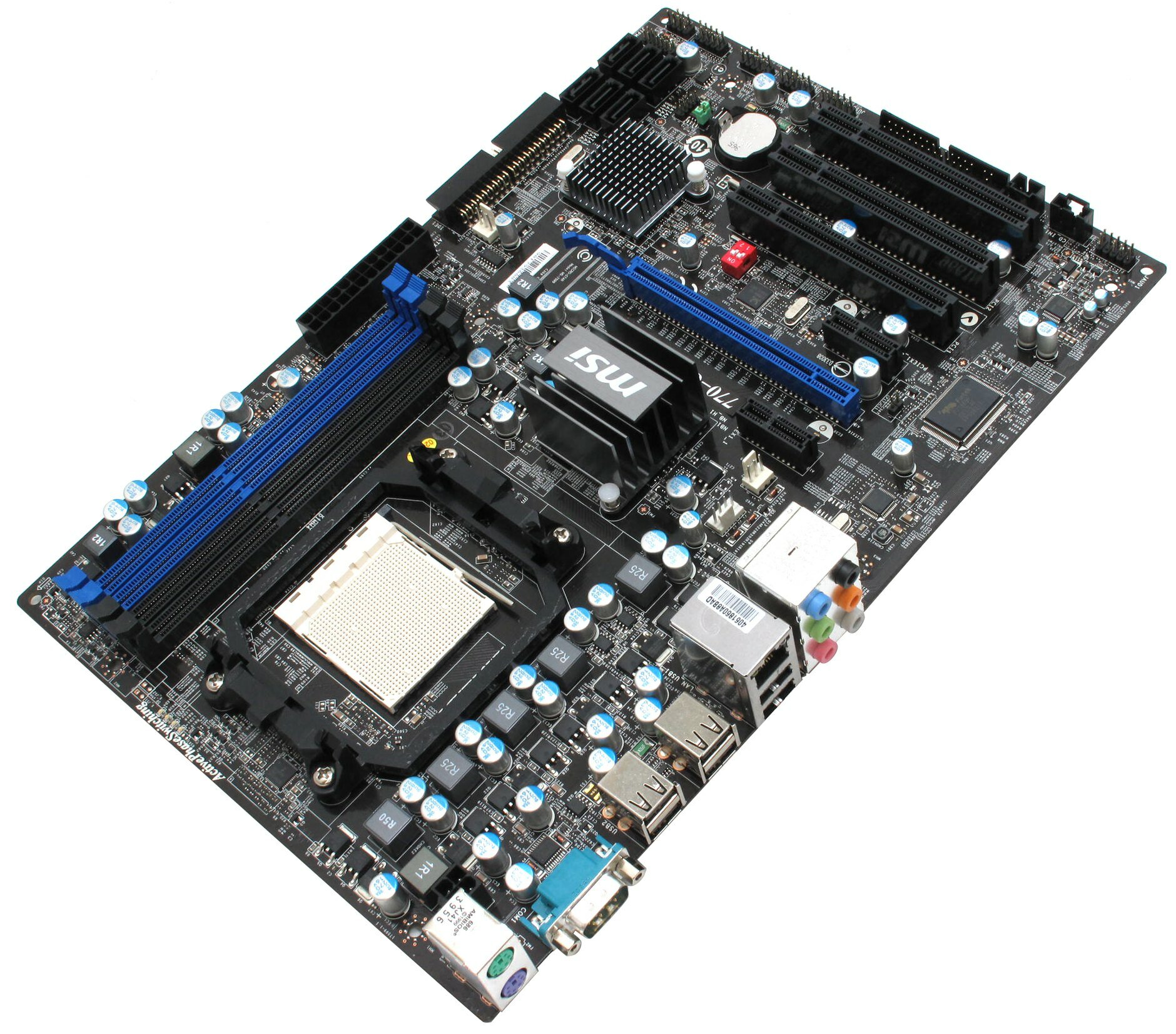 MSI MS-7599 770-C45 SocketAM3 AMD 770 PCI-E+GbLAN SATA RAID ATX 4DDR3