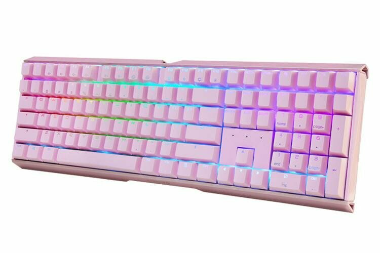 Механическая клавиатура унисекс CHERRY MX3.0S проводная RGB розовая подсветка полноразмерная игровая в подарочной коробке