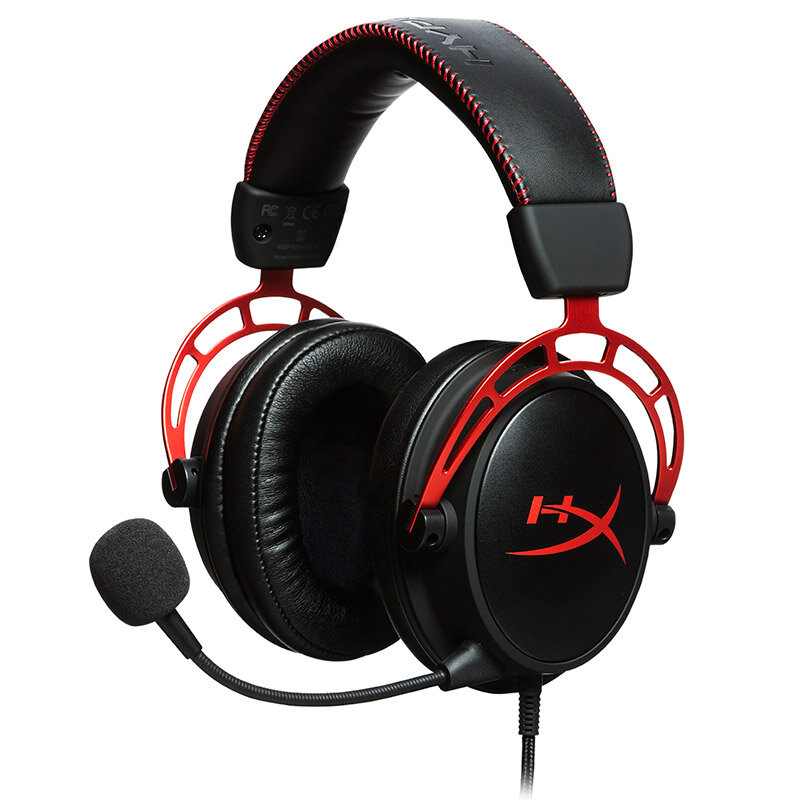 Игровая гарнитура унисекс HYPERX Alpha проводная для ПК с пассивным шумоподавлением