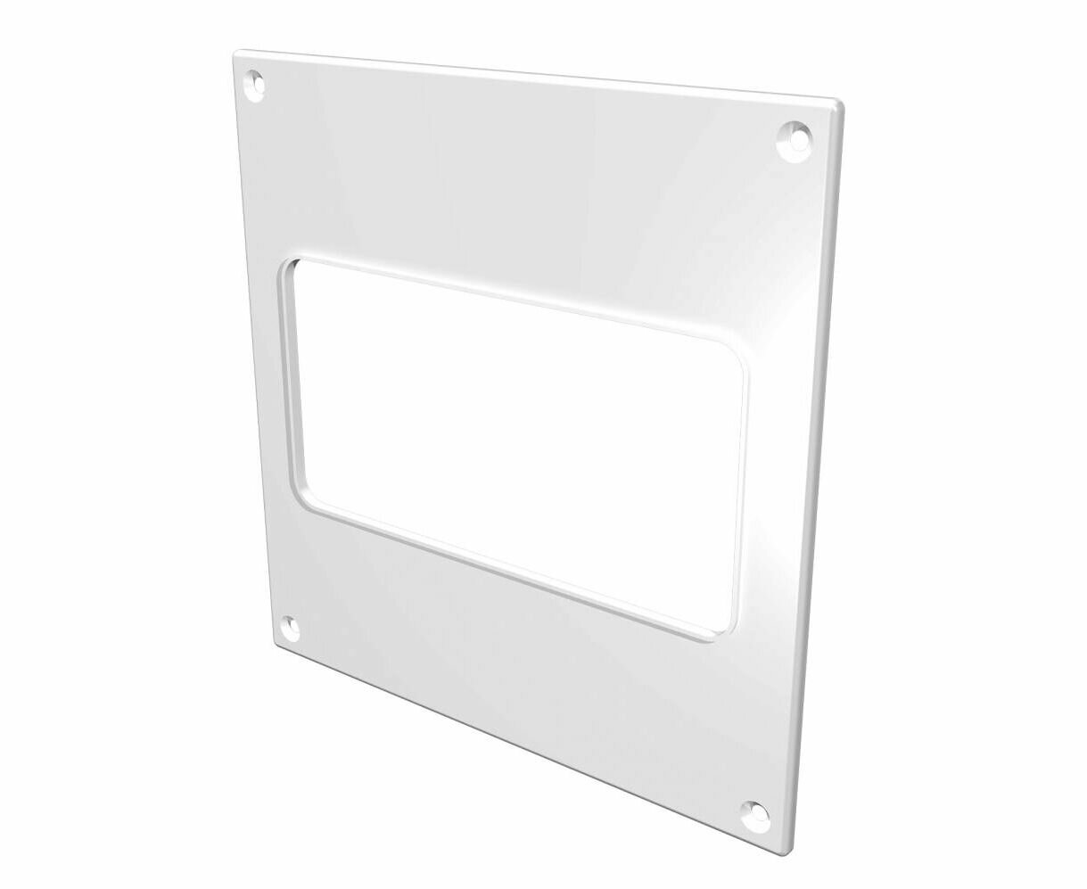 Пластина ERA 612НПП, настенная, для плоских каналов, ПВХ, квадратная, белая, 60x120 см