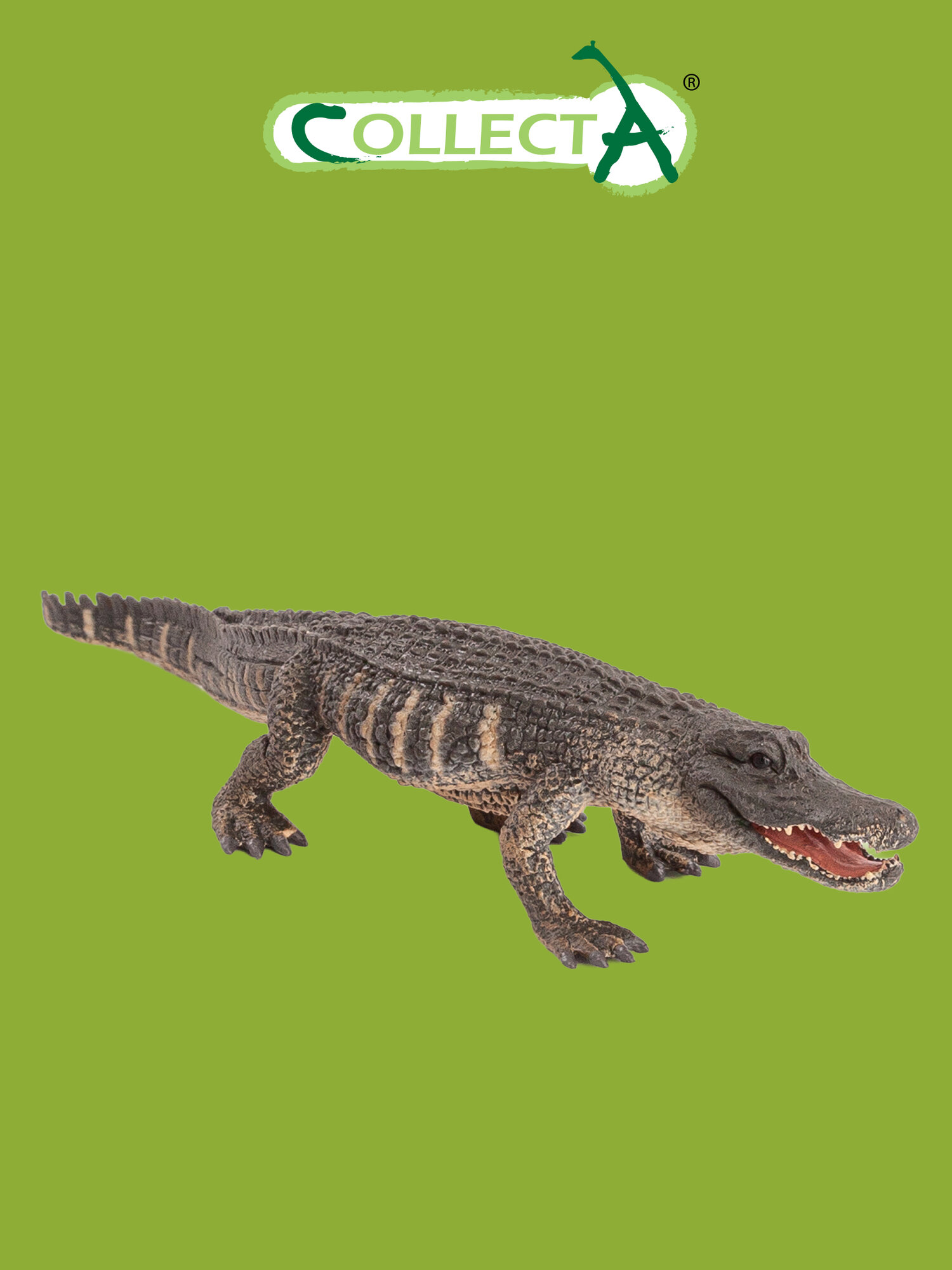 Фигурка животного Collecta "Американский аллигатор" высота 3 см, 88609b