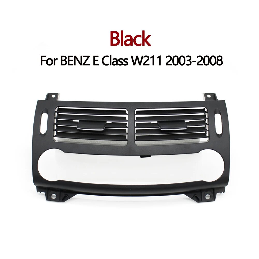 Крышка вентиляционной решетки для Mercedes-Benz E-Class W211 2003-2008, черная