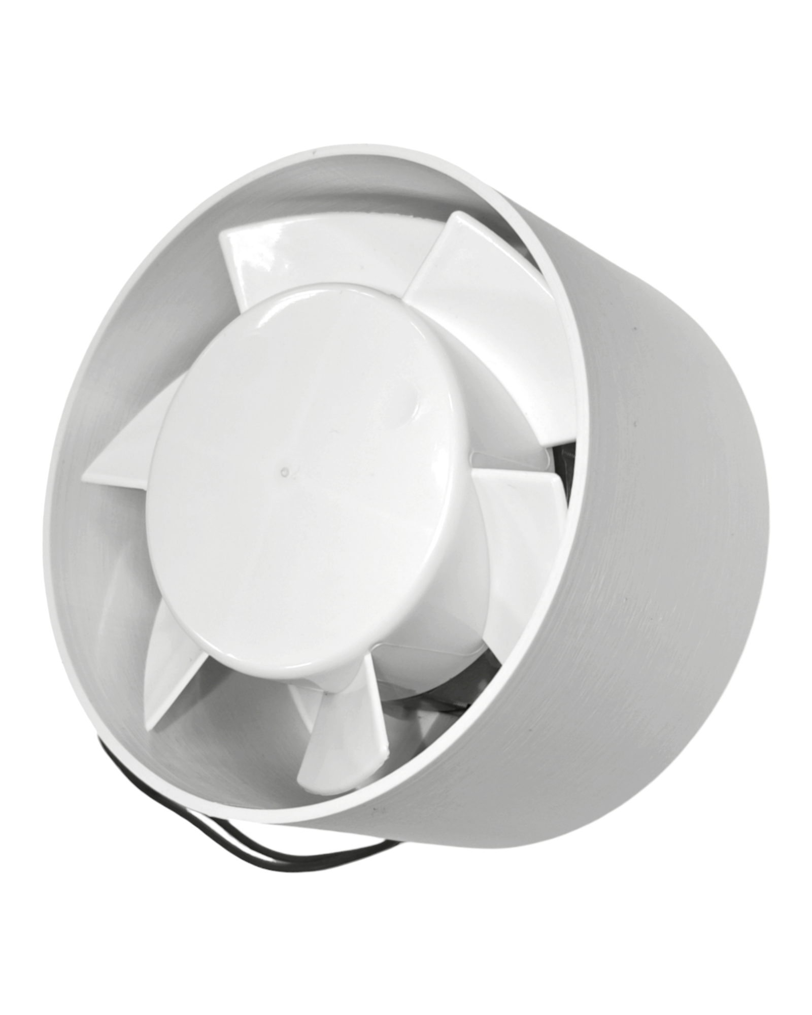 Канальный вытяжной тонкий вентилятор SlimVent DV 100, пластик, белый