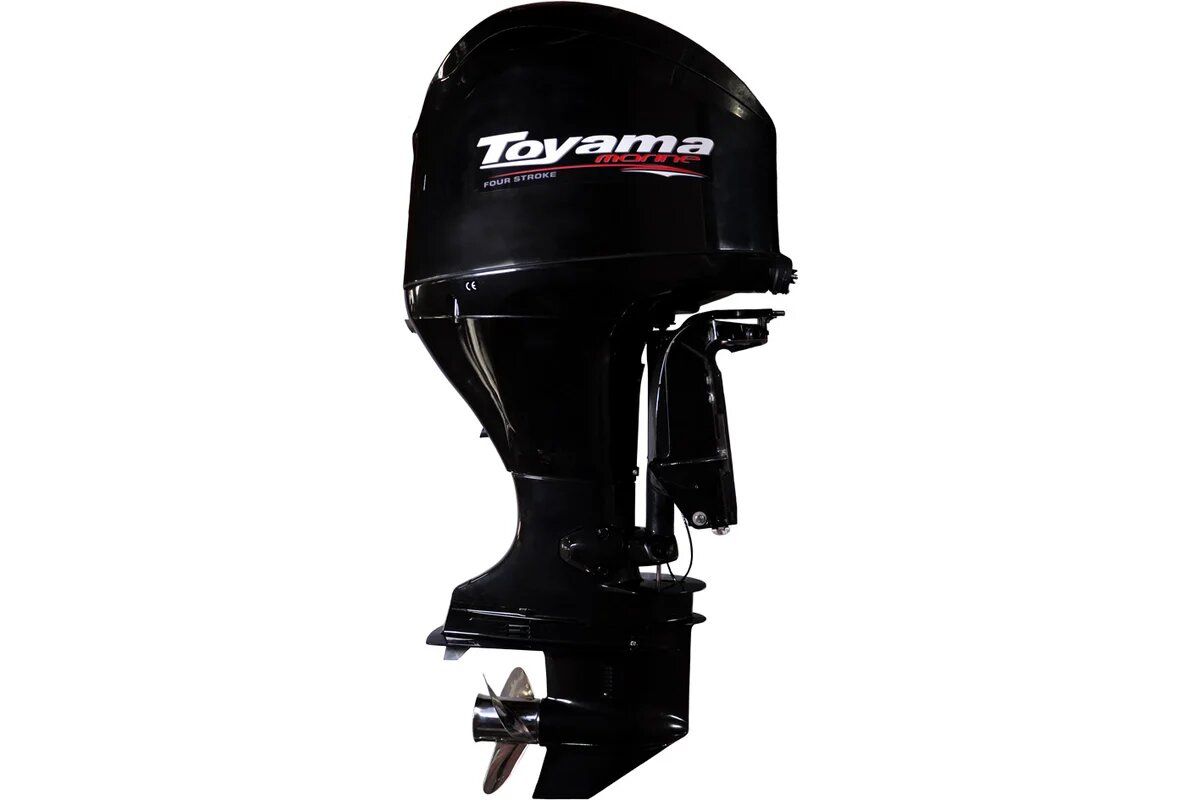 Мотор лодочный Toyama F115FEX-T-EFI, 115л. с, 4-тактный, дистанционное управление, термостат, черный