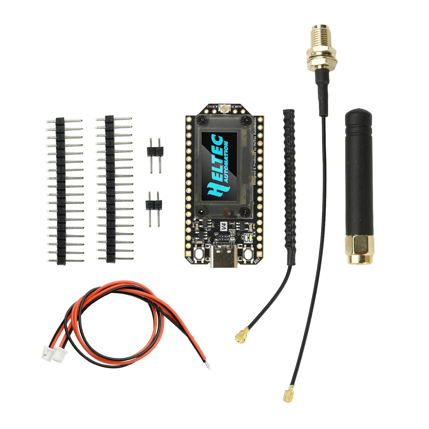 Heltec V4 WiFi LoRa модуль с OLED, NO GPS, большая антенна