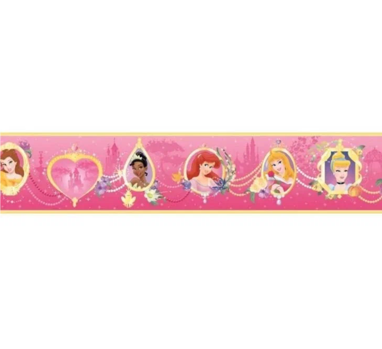 Обои York Collections Disney DK5954BD D; 0,23x4,57 м, Бумага с клеевым покрытием, розовый