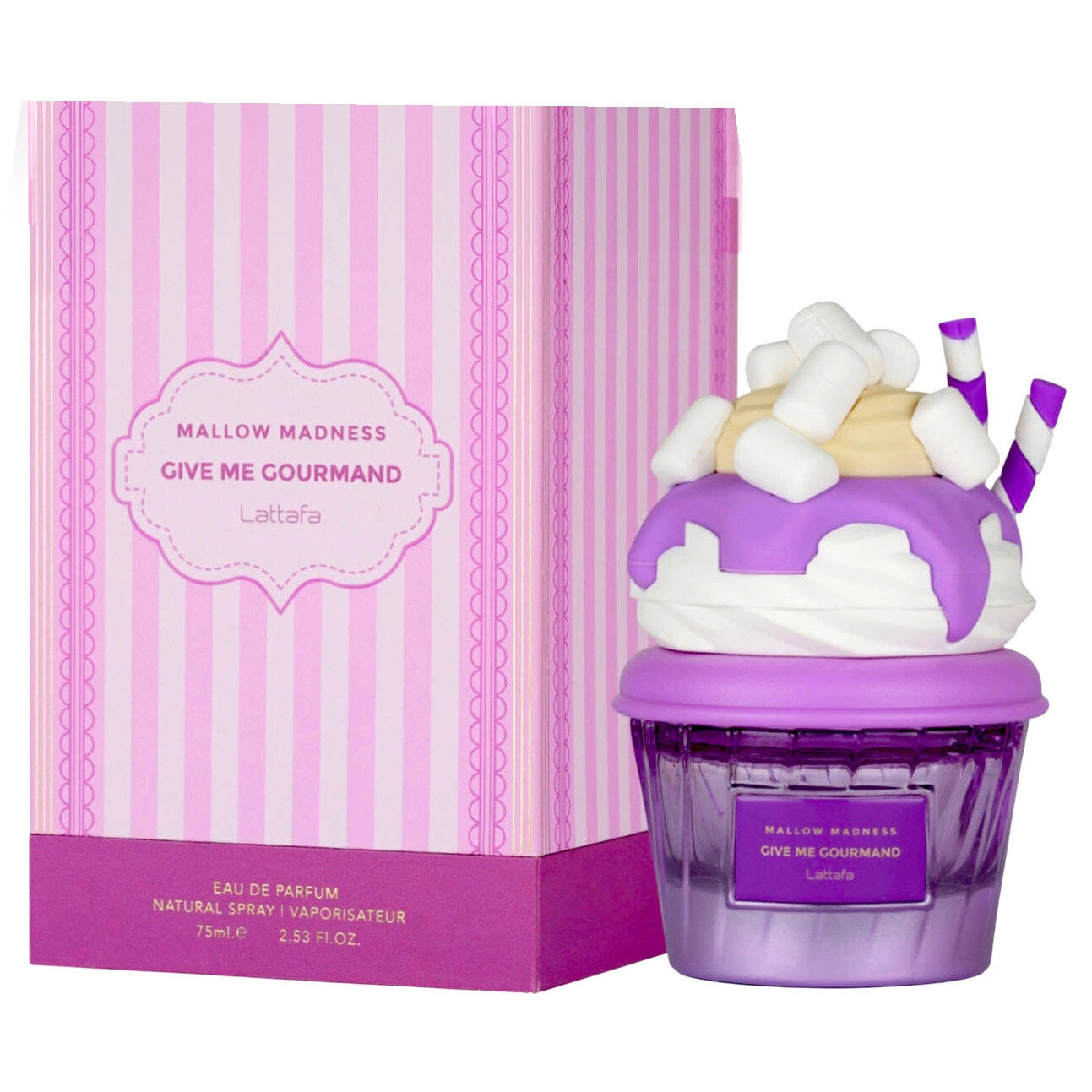 Парфюмерная вода Lattafa Perfumes Mallow Madness 75 мл женский / Мэллоу Мэднесс / Зефирное безумие