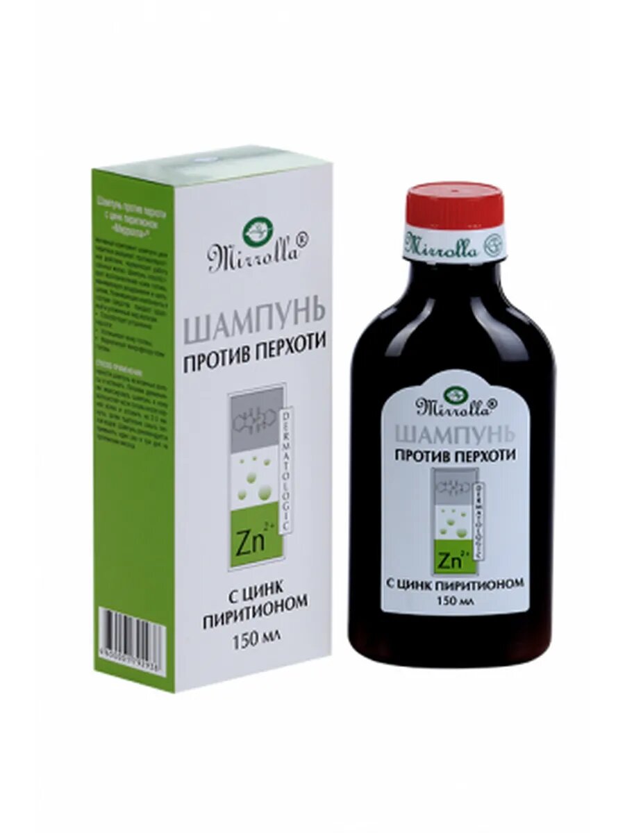 Mirrolla Шампунь против перхоти, шампунь, с пиритионом цинка