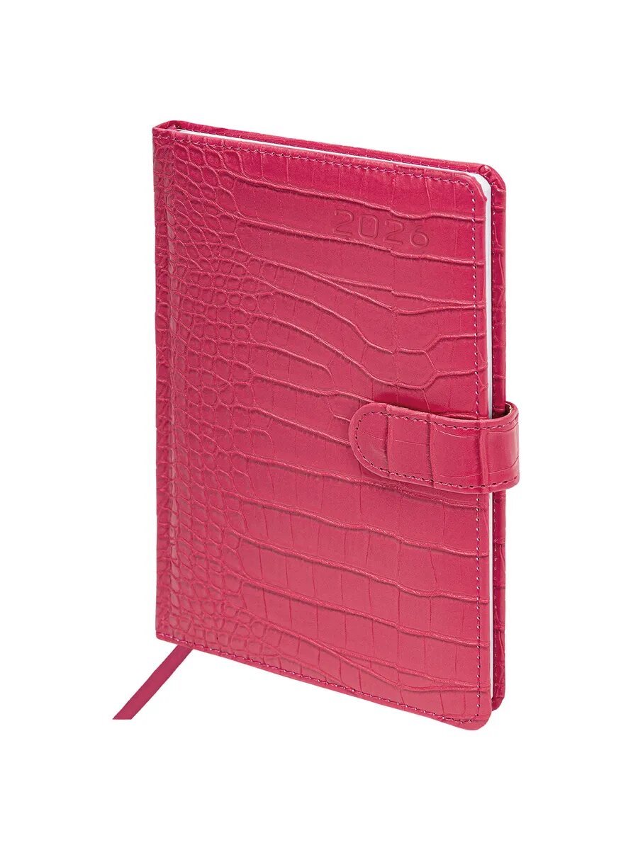 Еженедельник датированный 2026 А5 розовый