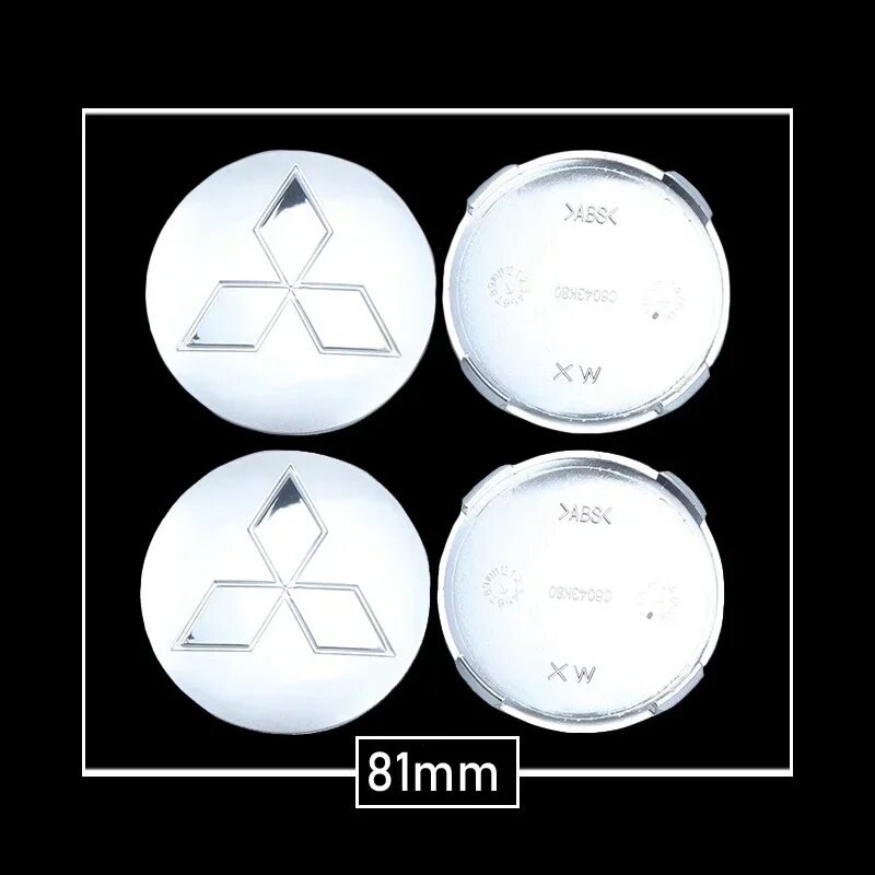 50/54/58/60/81 мм колпаки центральной ступицы колес автомобиля для Mitsubishi ASX EVO Lancer G