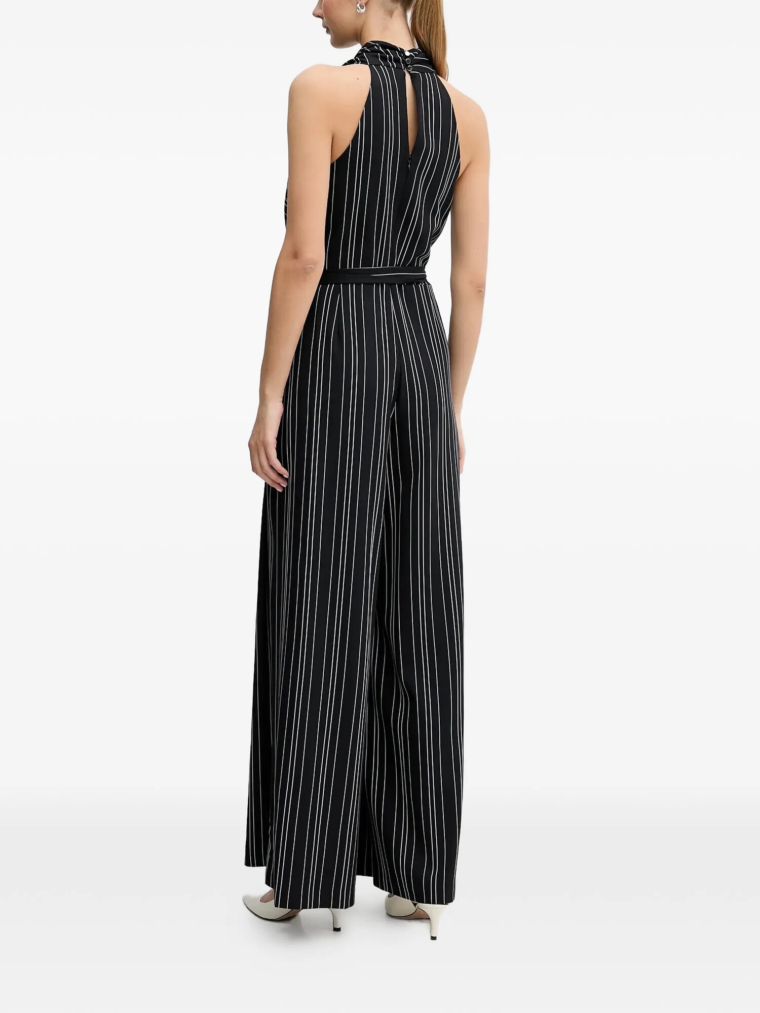 Комбинезон DKNY Striped belted jumpsuit, размер 36 — фото 1