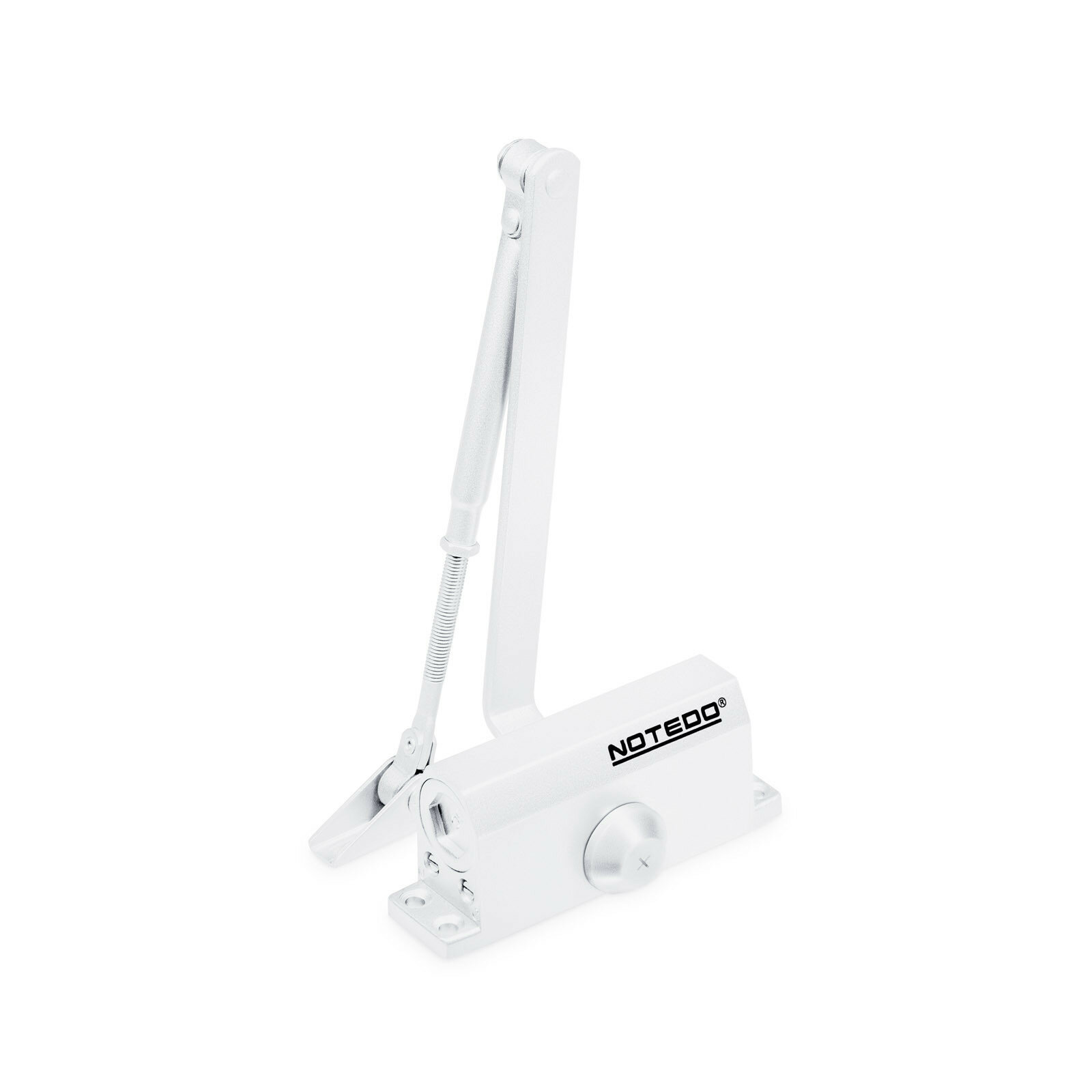 Доводчик дверной NOTEDO DC-040, до 40 кг, белый