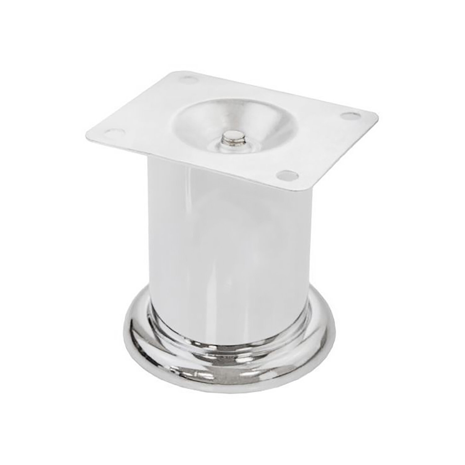 Опора мебельная SANBERG 50х80 мм нерегулируемая стальная, хром