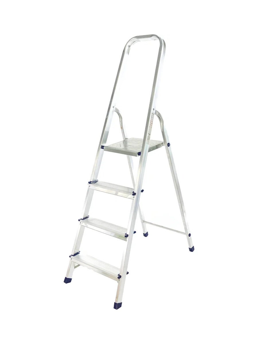Стремянка Сибин 38801-4 адюминий, 4 ступени, 2,9 м, до 150 кг