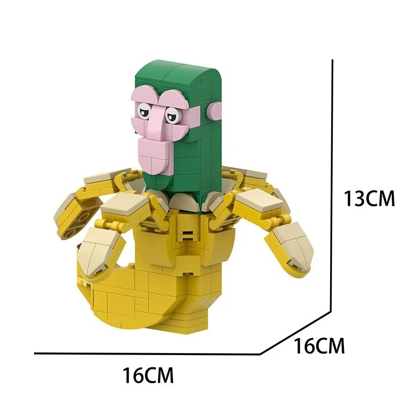 Конструктор пластиковый Monkey Banana Building Blocks Набор из 188 деталей — фото 1
