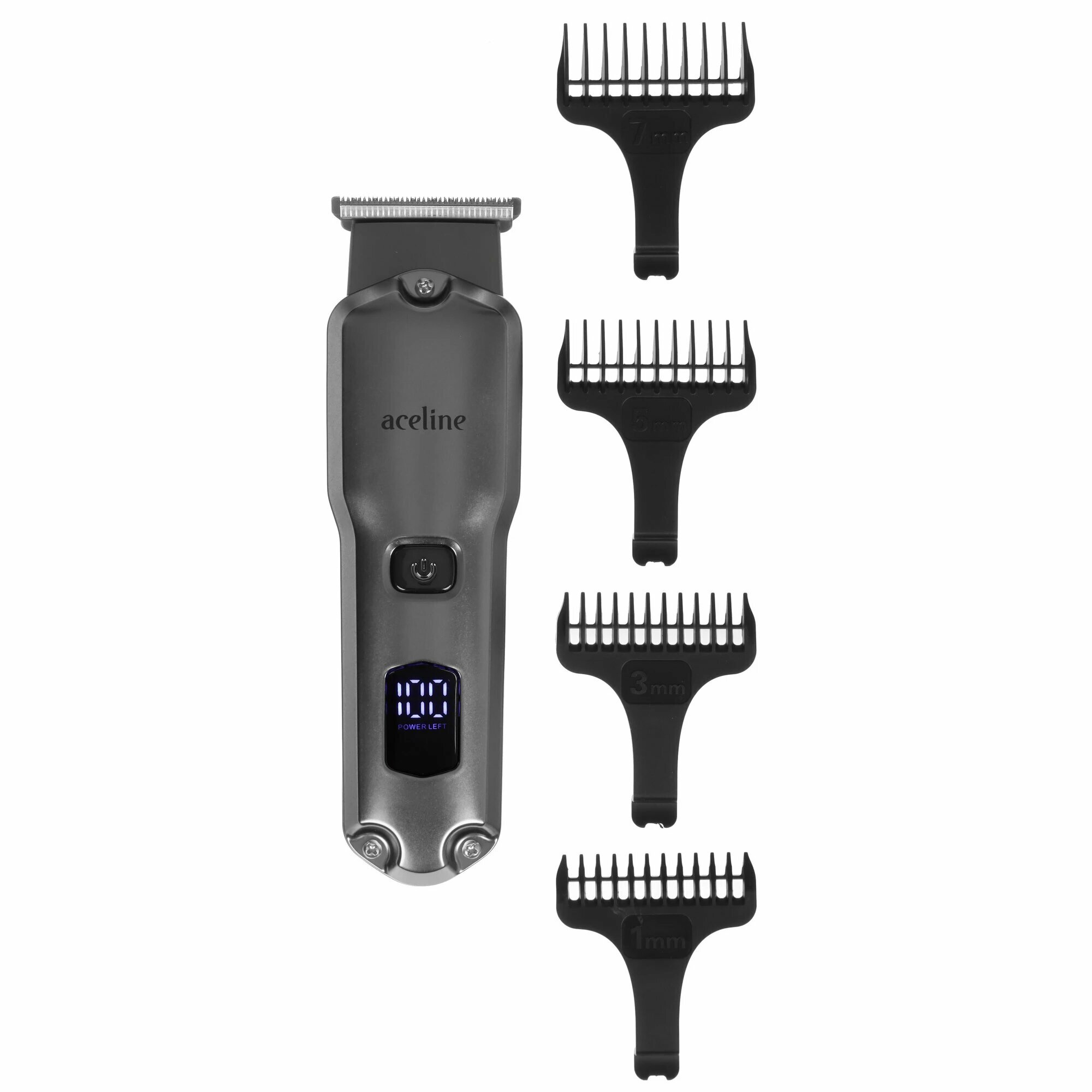 Триммер Aceline "BMT-661", длина стрижки до 7мм, серый/чёрный