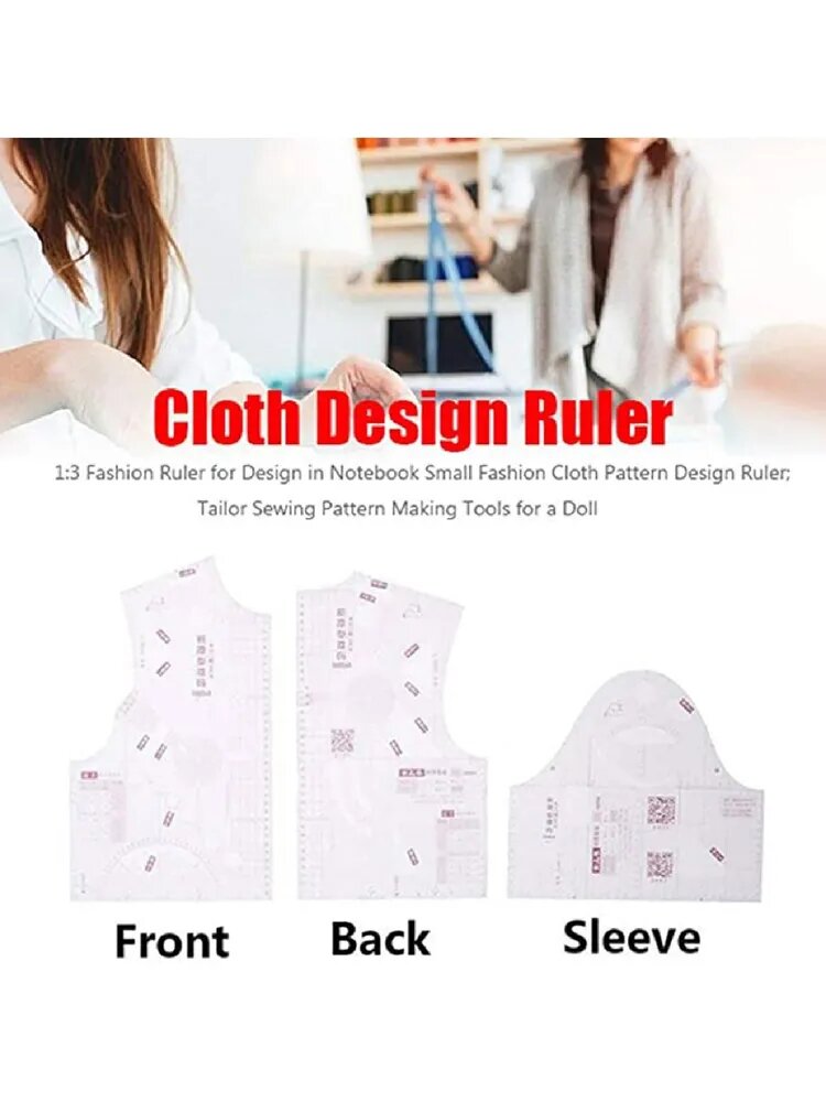 Лекало портновское для шитья и кроя набор, Швейные Линейки