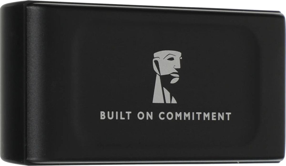 Внешний SSD Kingston XS1000, 2TB, USB 3.2 Gen 2 Type-C, R/W 1050/1000, черный