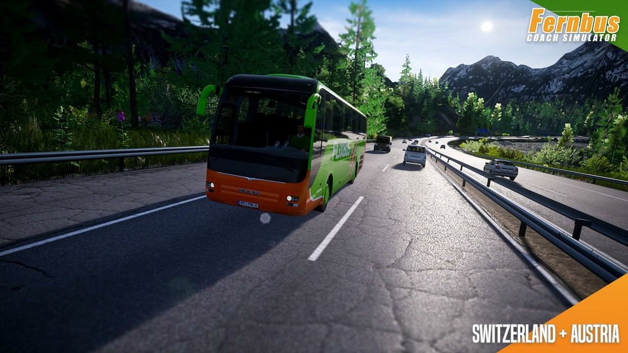 Fernbus Simulator - Austria/Switzerland DLC Steam Ключ • Активация Steam