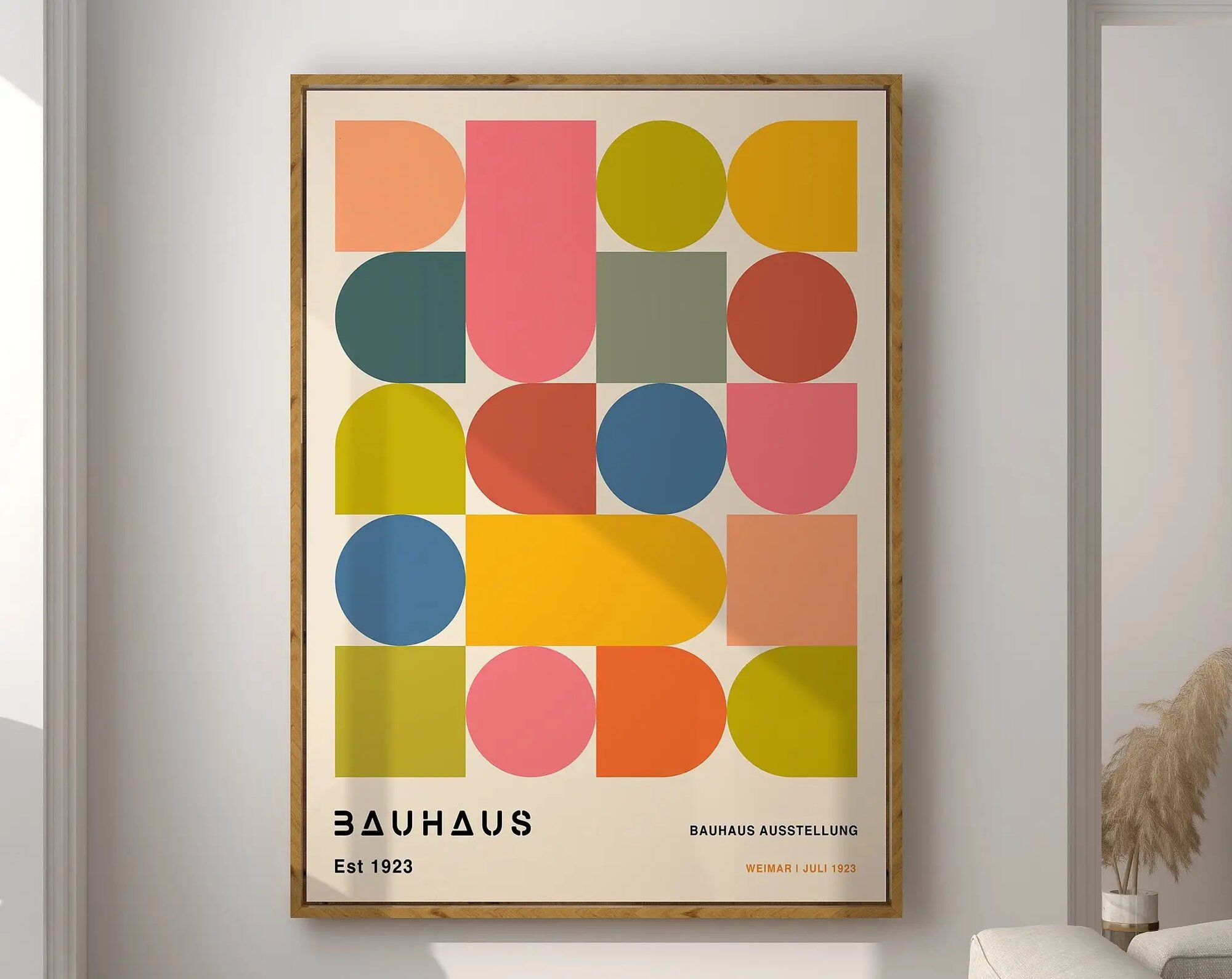 Абстрактная геометрическая картина Botanical Canvas Prints