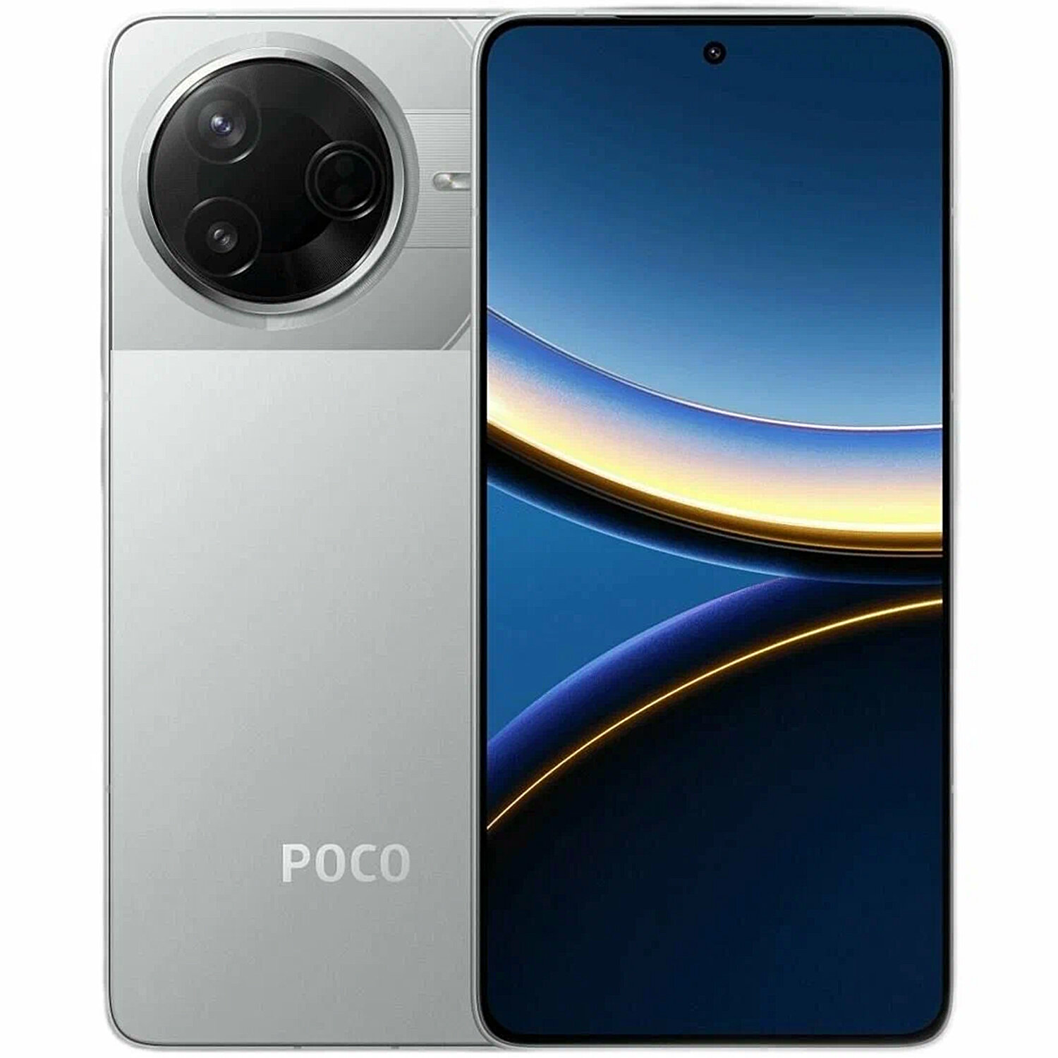Смартфон Xiaomi Poco F7 Pro 5G 12/512 ГБ, Silvery,6,67 дюйма Qualcomm Snapdragon 8 Gen3 Поддержка