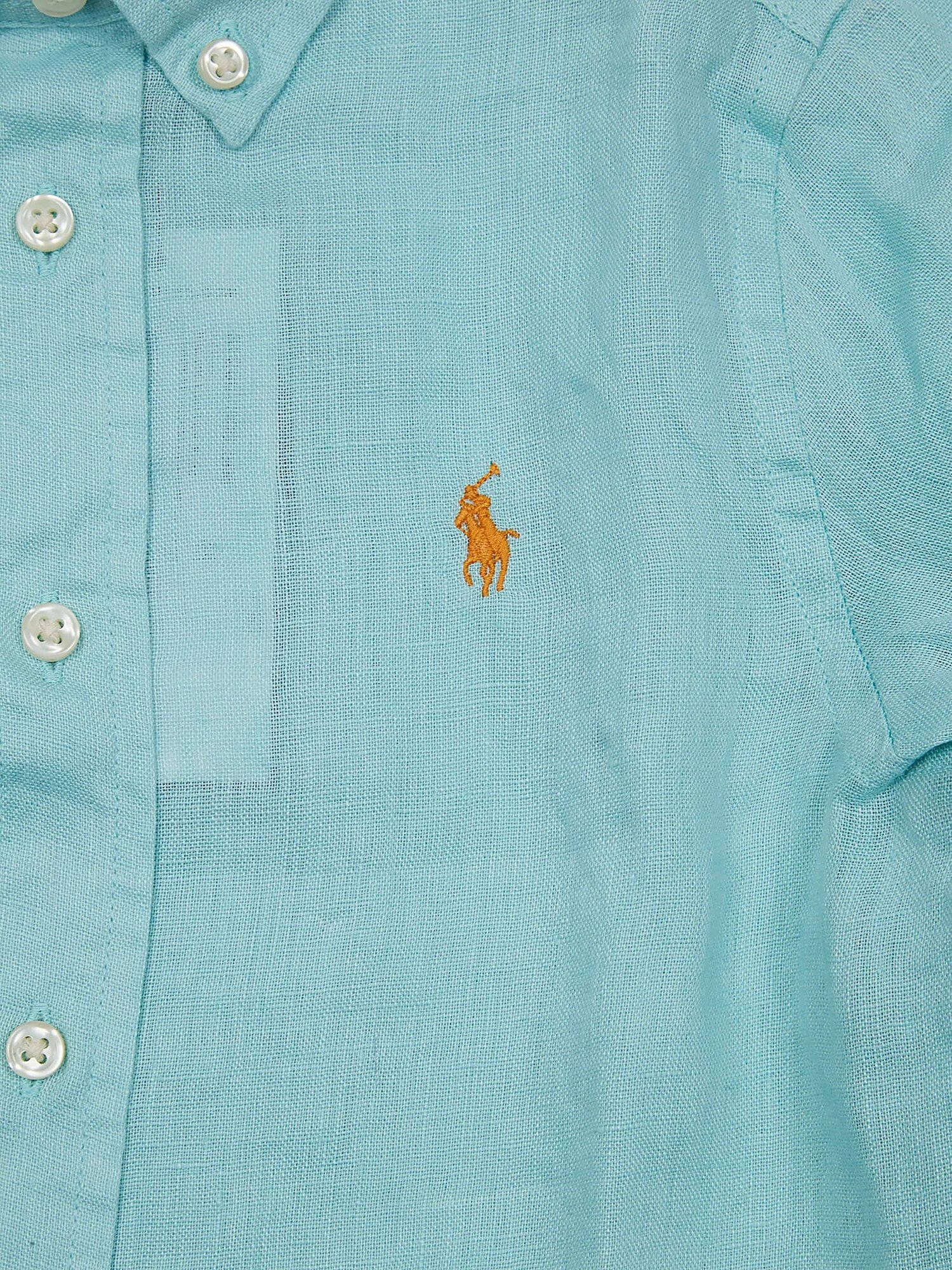 Рубашка Polo Ralph Lauren, размер 13 лет, синий — фото 1