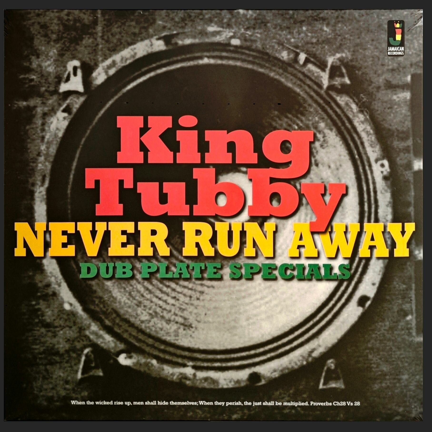 Виниловая пластинка King Tubby - Never Run Away - Dub Plate Specials (LP, 2018, Jamaican Recordings)