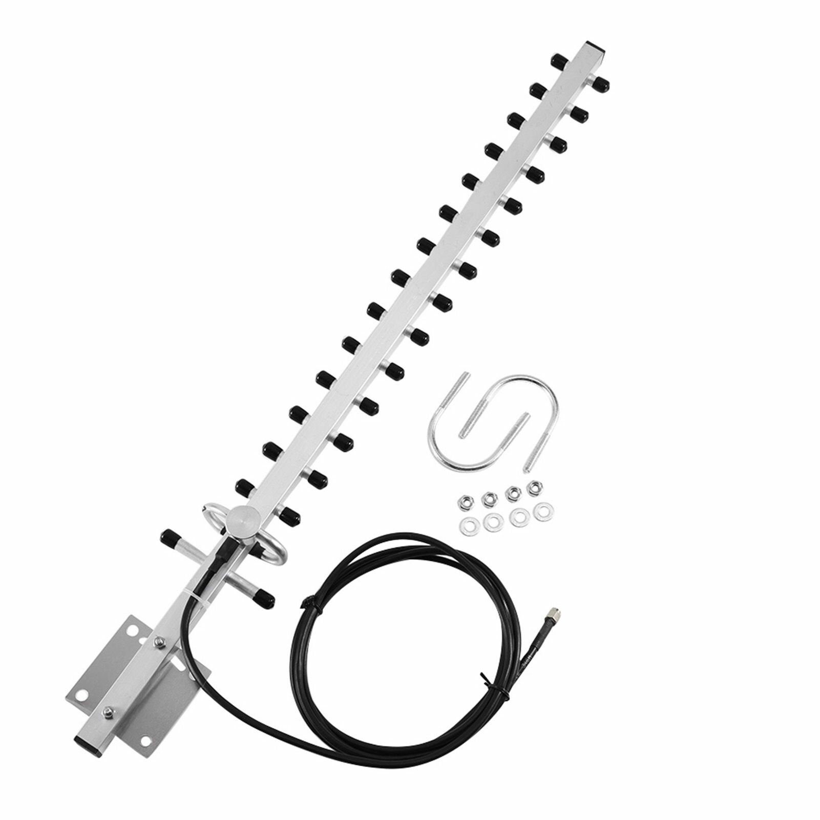 Направленная Wi-Fi антенна 2.4 ГГц, 25 дБи, RP-SMA, алюминиевый сплав, 2 м кабель