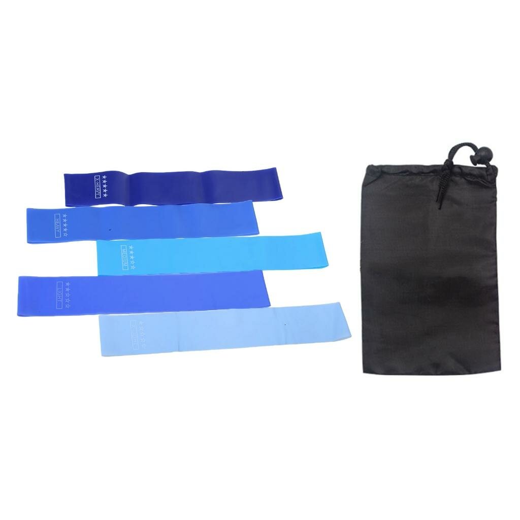 Резиновые кольца для тренировки бёдер, Градиентный цвет синий