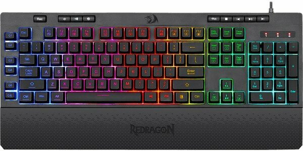 Redragon Клавиатура Redragon Shiva 77689, подсветка, черный (USB) (ret)