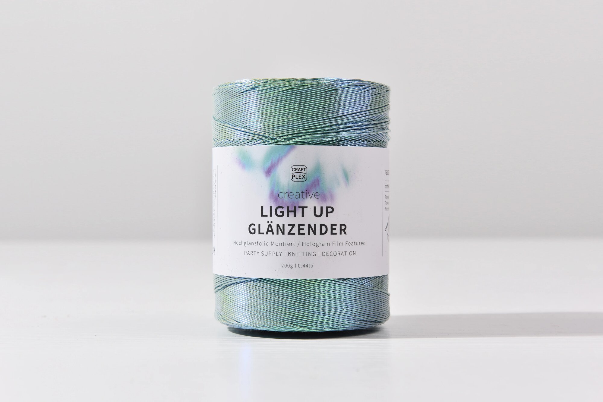 Пряжа Light Up Glänzender, изумрудный, 200м