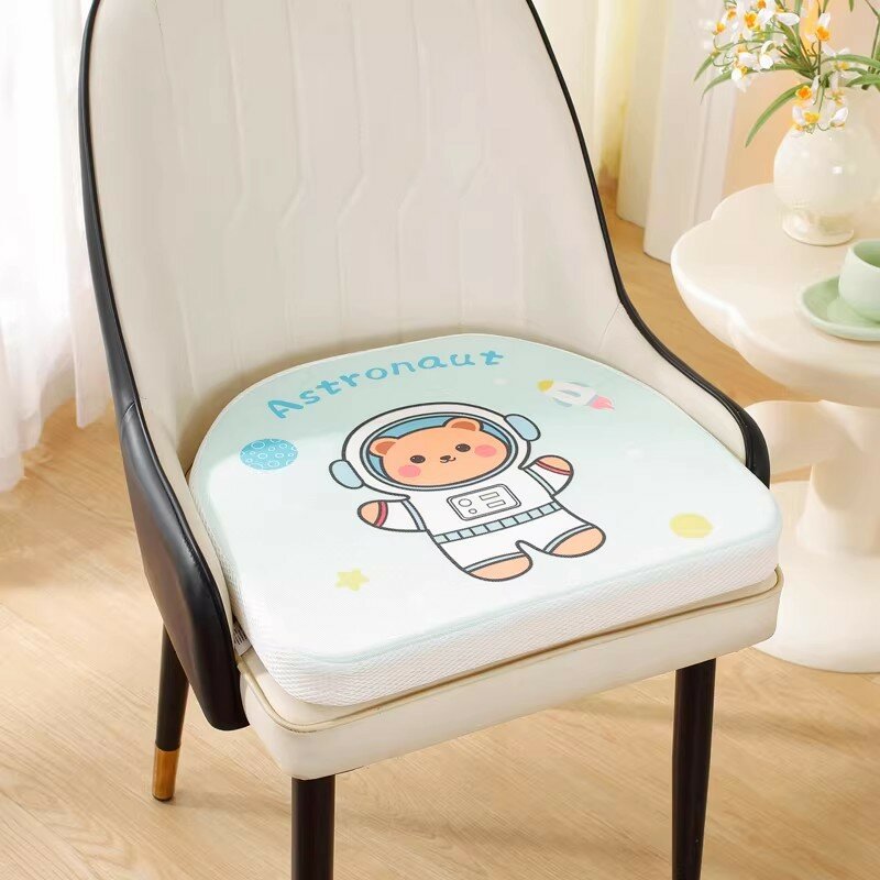 Подушка для увеличения роста детей, детский стульчик для кормления, сиденье в форме подковы, утолщенная и приподнятая подушка для стула, подушка для стула для учеников начальной школы.