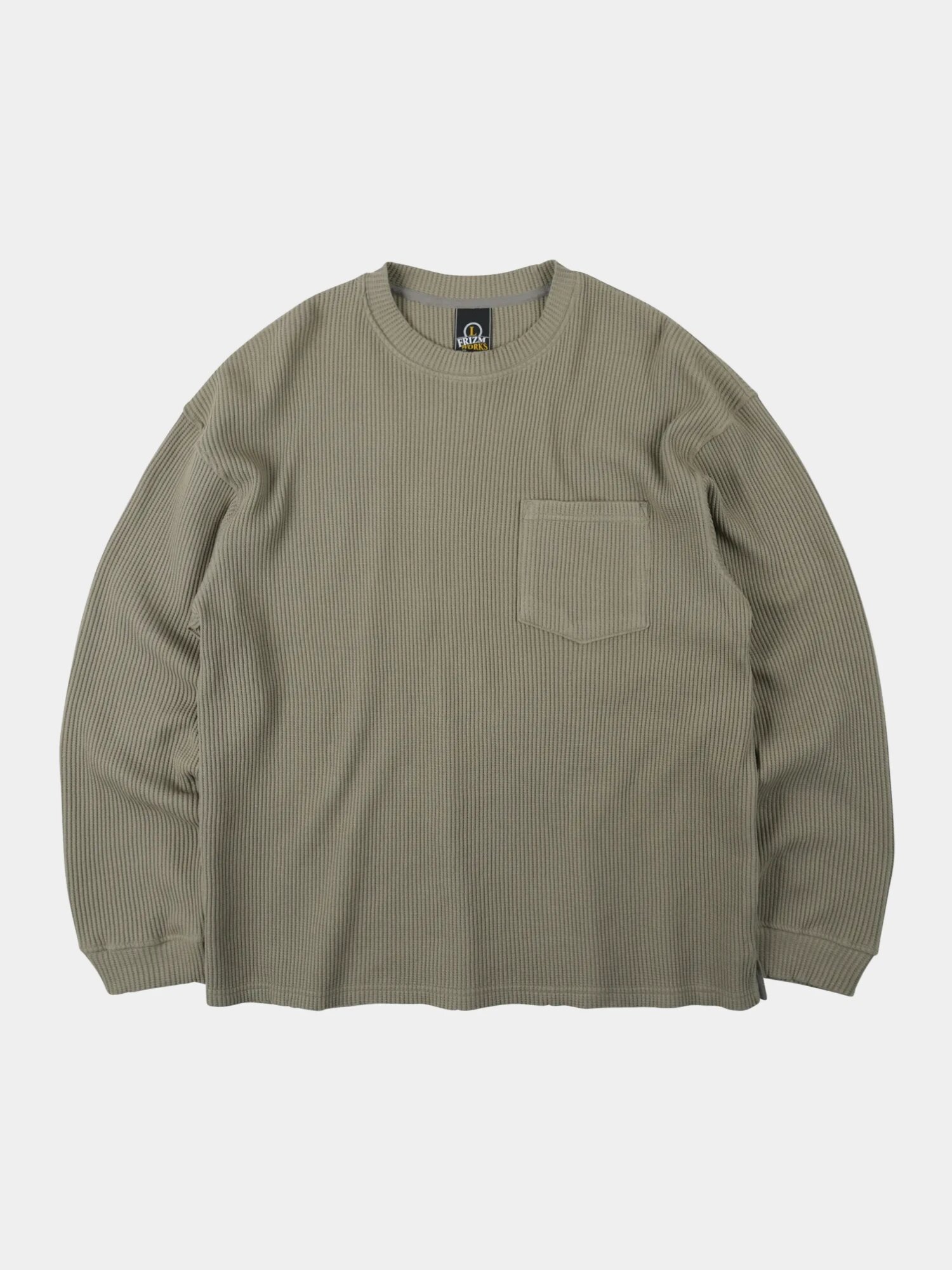 Лонгслив Oversized Waffle Pocket