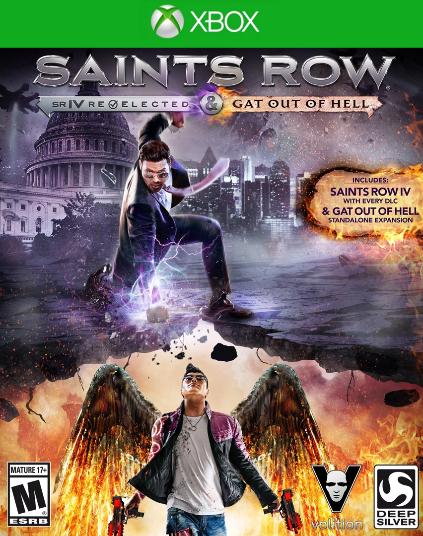 Игра Saints Row IV: Re-Elected & Gat out of Hell для Xbox One/Series X|S, Русский язык, электронный ключ