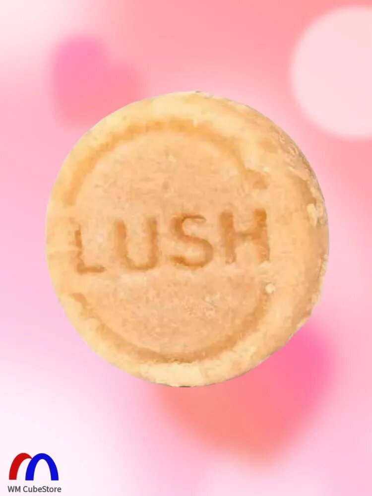 WM Cube Шампунь твердый LUSH Медовая ириска 55 мл для жирных у корней и сухих на кончиках волос