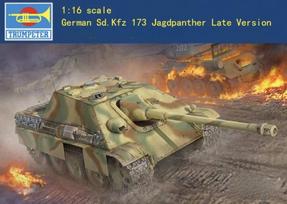 Trumpeter 00935 1/16 Германия Sd.Kfz 173 Jagdpanther Последняя версия Модель сборки танков